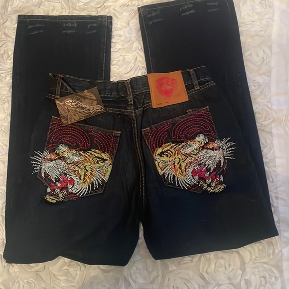 Ed Hardy | Jeans | 207 Vintage Ed Hardy Tiger Jeans | Poshmark